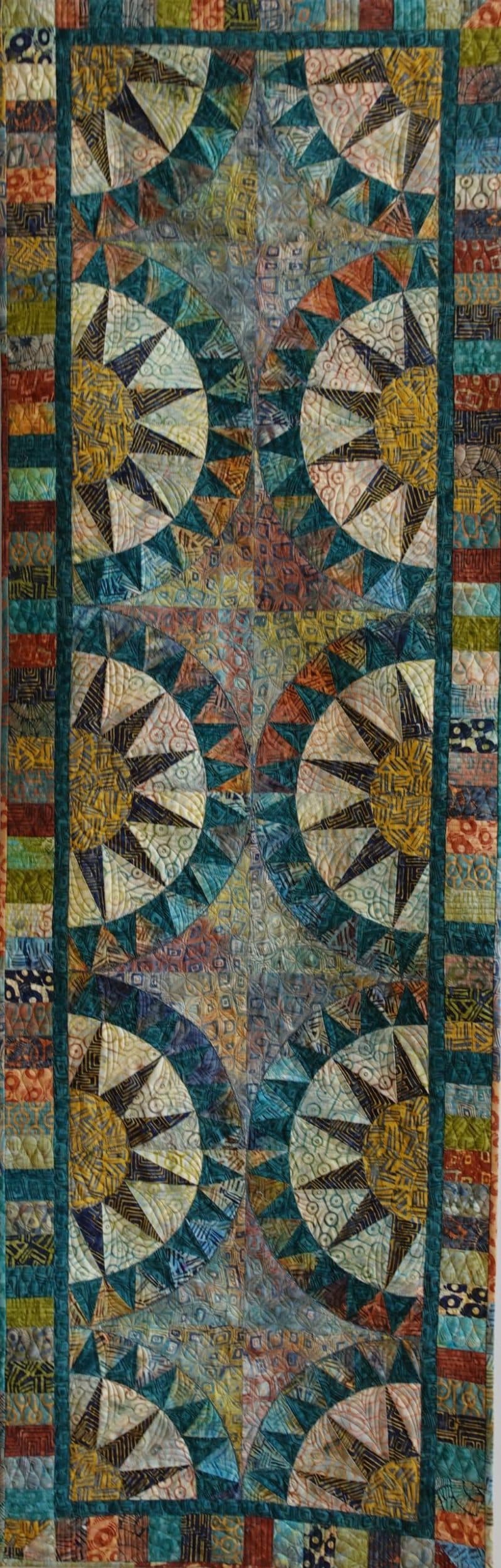 NEU: Pattern "Thira´s Sun Table Runner" PDF/Print - Claudia Pfeil